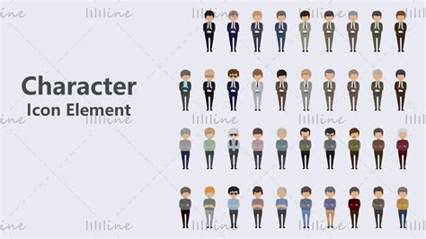 Workplace Character Vector Icon Ppt Format Combination Personal Boss Outfit Type