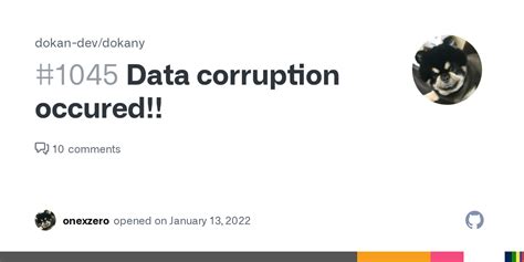 Data Corruption Occured Issue Dokan Dev Dokany GitHub