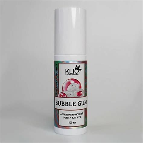 Klio Professional, Дегидратирующий тоник для рук - Bubble Gum (100 мл ...
