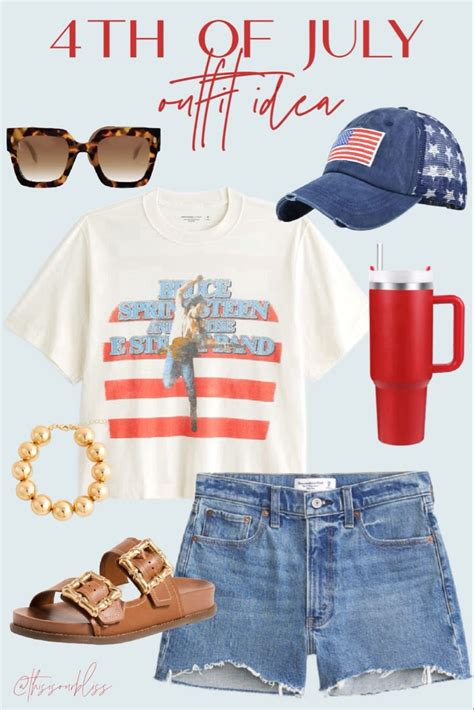 Fourth Of July Outfit Idea 🇺🇸 July 4th Outfit Women 4th Of July
