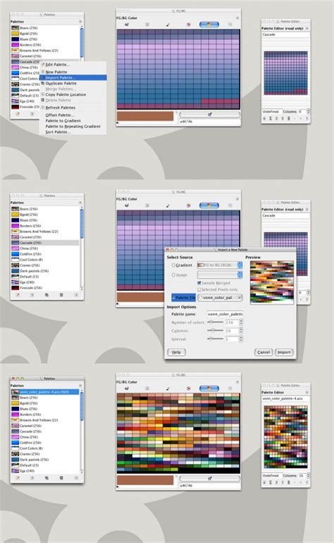 Color Palette Cg Cookie