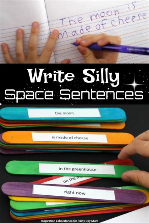 Writing Silly Space Sentences