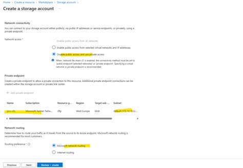 Set Up An Azure Storage Account And Blob Storage For Nfs Access By Using A Private Endpoint