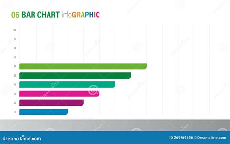 bar chart infographics business data visualization vector business