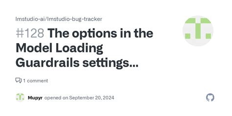 The Options In The Model Loading Guardrails Settings Section Are Not
