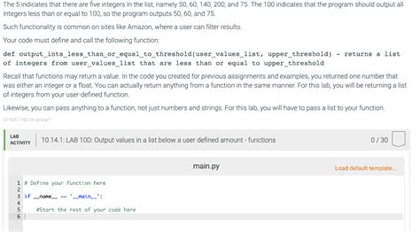 Solved Overview Practice Using Loops Lists And Chegg