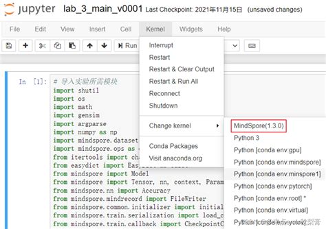 Anaconda下创建的环境导入jupyter Notebook中（使用anaconda Prompt）如何从anaconda Prompt