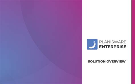 Planisware Enterprise E7 Planisware