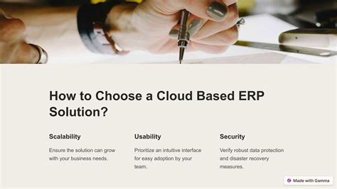 Introduction To Cloud Based Erp Softwarepptx