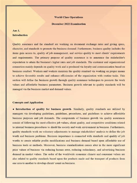 World Class Operation Page 0001 Pdf