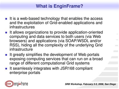 ppt srb data grid and compute grid integration via the enginframe