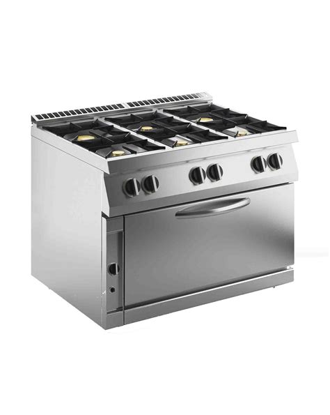 Maxi Oven And Range 6 Burners Gas Type Necg76h