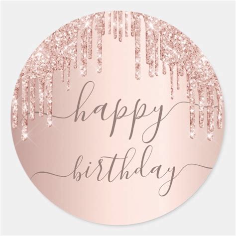 Happy 30th Birthday Stickers And Labels Zazzle Uk