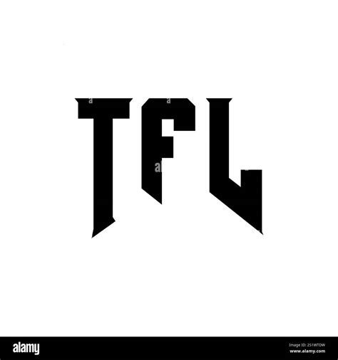 Tfl Letter Logo Design For Technology Company Tfl Logo Design Black And White Color Combination