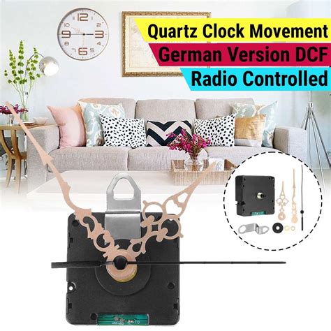 1 2 5 10x Quartz Clock Atomic Radio Controlled Sil Vicedeal