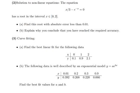 solved hi i need help with some problems in numerical