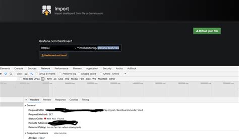 import dashboard from any url not just · issue 15722