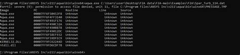 Issue Forrtl Severe 9 Permission To Access File Denied Unit 11 File Cprogram Files