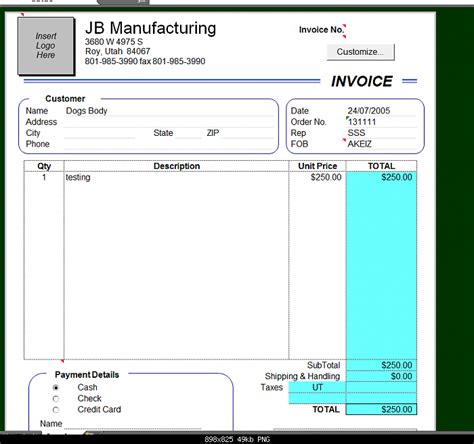 Create Invoice In Word From Excel Data Printable Forms Free Online
