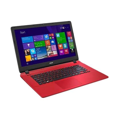 Jual Acer Es C Xa Notebook Merah Celeron N Ram Gb Hdd Gb Windows Di