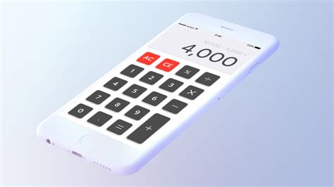 Calculator UI Design DailyUI On Behance