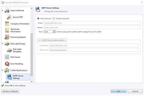 Active Killdisk Erase Certificate Overview