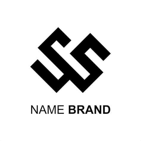 Premium Vector Ss Logo Design Name Brand Simple Symbols Vector Art