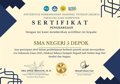 Ahmad Ghazy Faiz On Linkedin Lead The Implementation Of Education On The Dangers Of The Negative