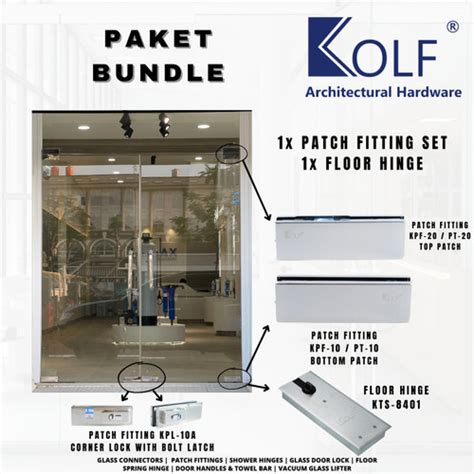 Jual Paket Bundle Patch Fitting Set Pt10 Pt20 Us10 Floor Hinge Kts84