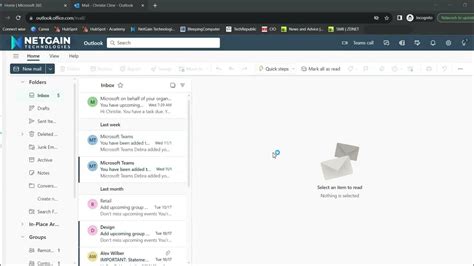 How To Create A New Folder In Microsoft Outlook Youtube