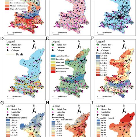 The Spatial Distribution Of Potential Impact Factors I E Geomorphic