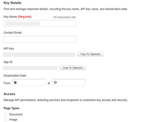 create and manage api keys opencities