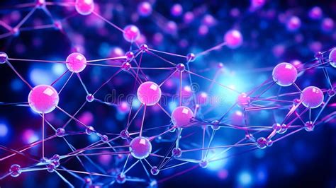 Neural Network Blockchain And Ai Concept Stock Illustration