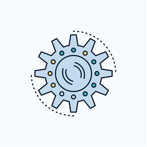 Management Process Production Task Work Flat Icon Green And Yellow