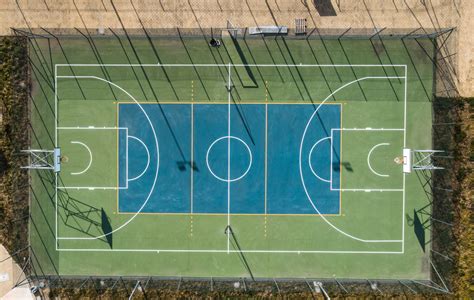 Outdoor Basketball Court Dimensions Merements