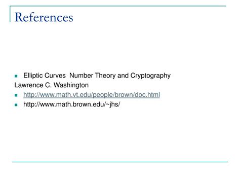 Ppt Introduction To Elliptic Curves Powerpoint Presentation Free Download Id649352