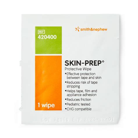 Skin Prep Liquid Protective Barrier Wipes Total Care Medical Supply