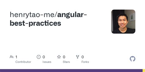 GitHub Henrytao Me Angular Best Practices