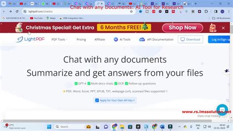 Lms Solution On Linkedin Ai Powered Document Chat And Summarization Tool