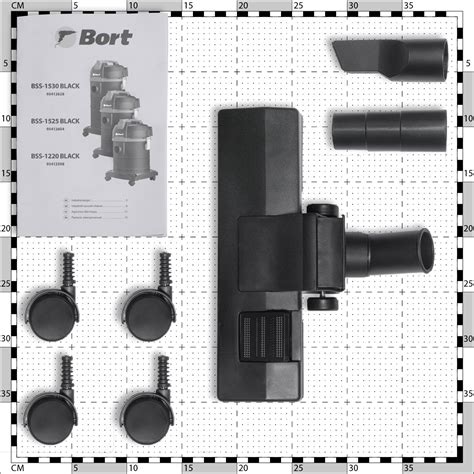 Vacuum cleaner for dry and wet cleaning BORT BSS-1525 BLACK