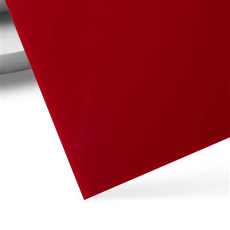 18“ Red Fire Retardant Acrylic Sheet Plexiglass For Diode Laser Cutti