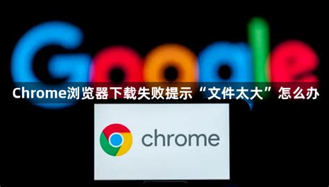 chrome浏览器下载失败提示文件太大解决 大文件下载限制解除方法