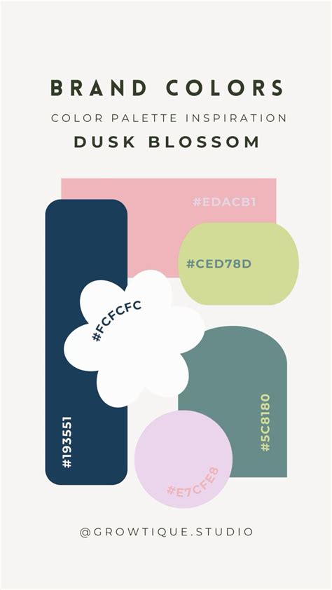 Color Palette Inspiration Graphic Design Brand Design Canva Dusk Blossom Artofit