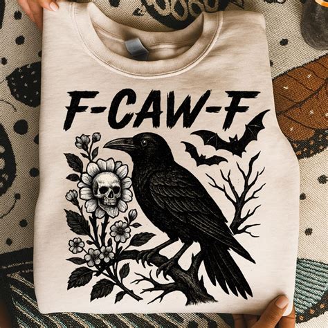 Gothic Raven Png Bundle F Caw F Crow Skull Flowers Digital Download