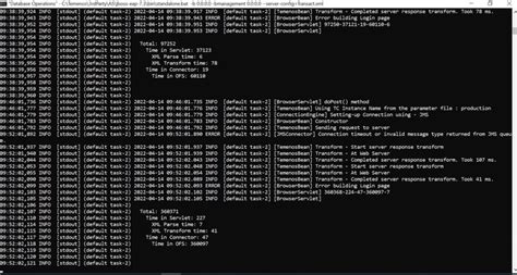 Connection Timeout Or Invalid Message Type Returned From Jms Queue