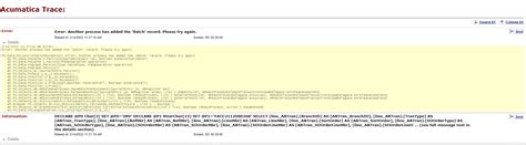 Error Another Process Has Added The Batch Record Community
