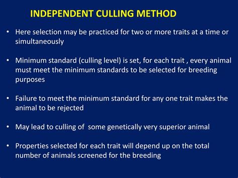 Methods Of Selection Pptx