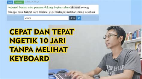 CHECK Ngetik 10 Jari Tanpa Melihat Keyboard dengan Cepat dan Tepat ...