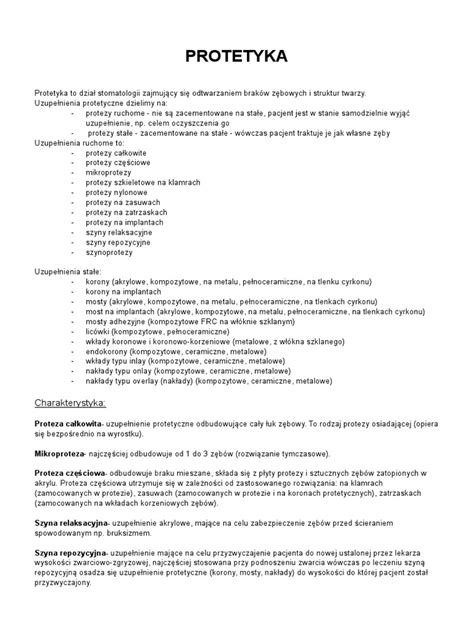 Protetyka Pdf