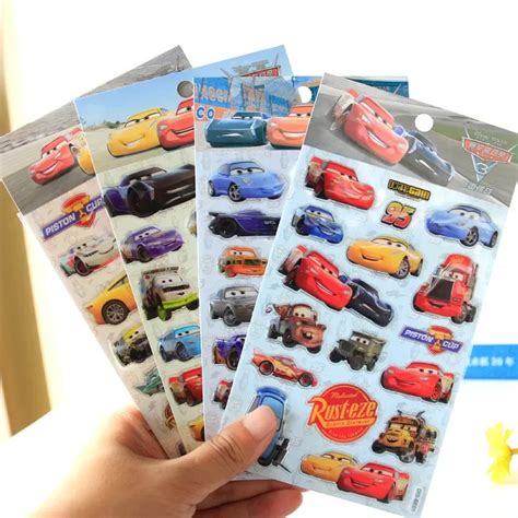 Оригинальные стикеры Disney, игрушки Pixar, машинки Маккуин, мэтер ...